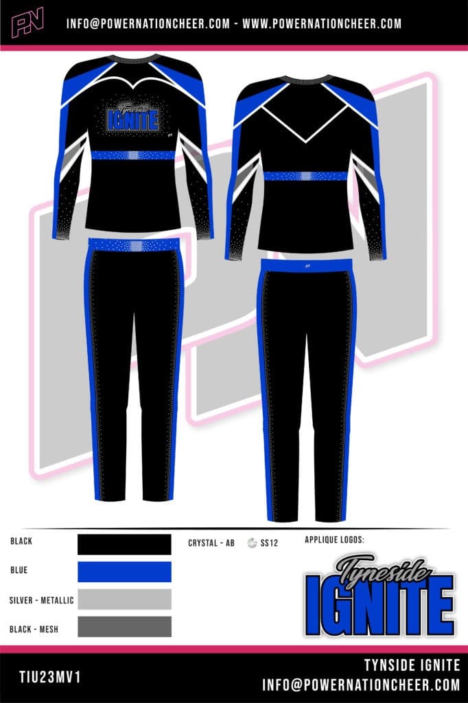 Tyneside Ignite Male Uniforms - Power Nation